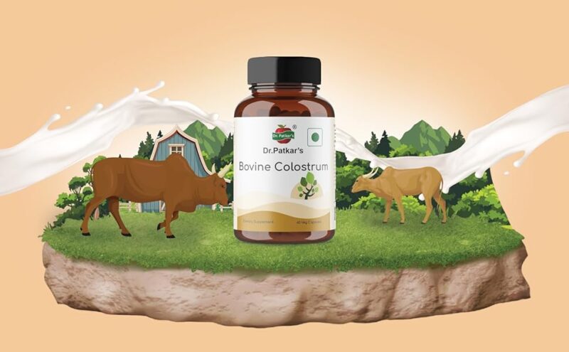 Cow Colostrum Capsule (60 Capsules) - Immunity Booster - Dr.Patkar's